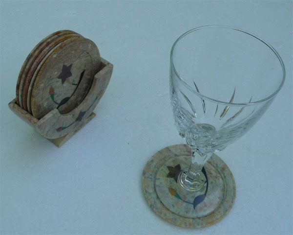 Dessous de verre en pierre | Maison & Déco | Le Dindon