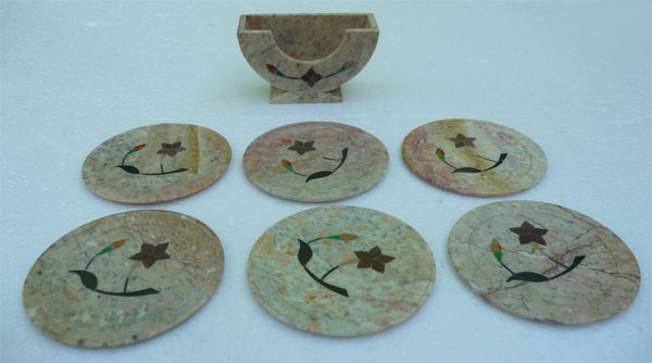 Dessous de verre en pierre | Maison & Déco | Le Dindon